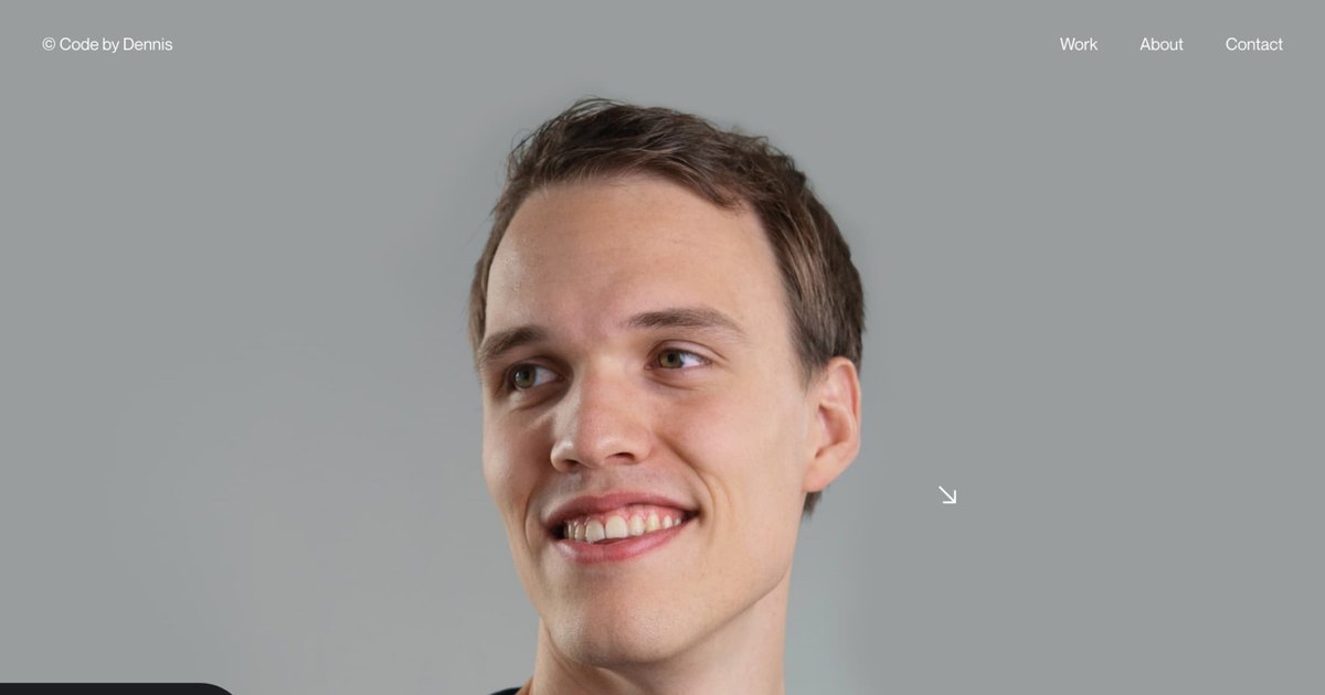 Dennis Snellenberg - Software Developer Portfolio Inspiration