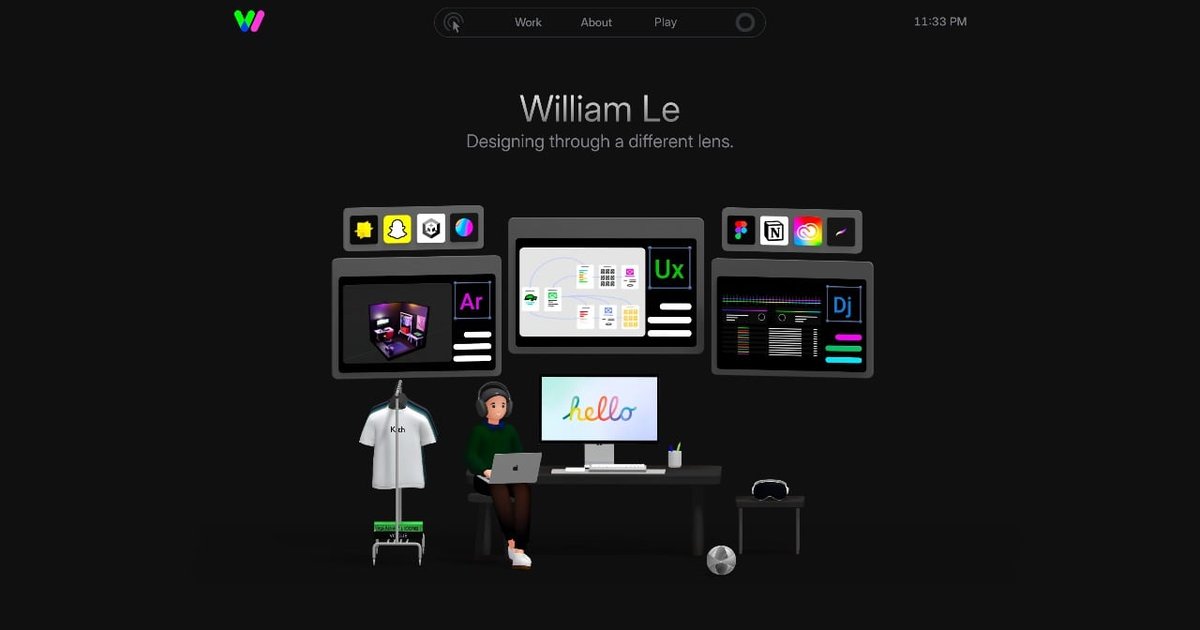 William Le - UX & Product Designer Portfolio Inspiration